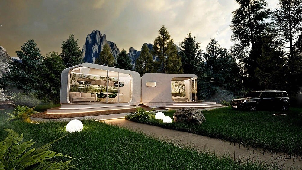 Ottagono Lodge, il modulo abitativo progettato con gli architetti di ...